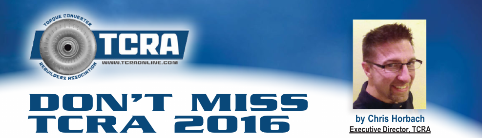 Gears Magazine - Don't Miss TCRA 2016