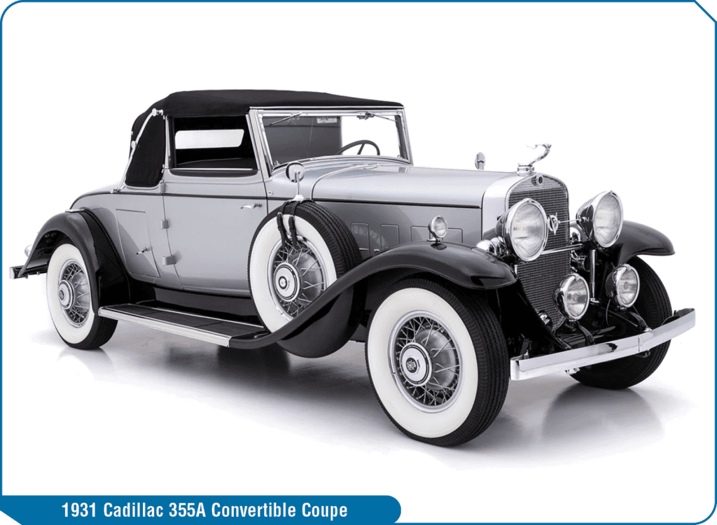 Gears Magazine - 1931 Cadillac 355A Convertible Coupe Vs. 1931 Chrysler ...