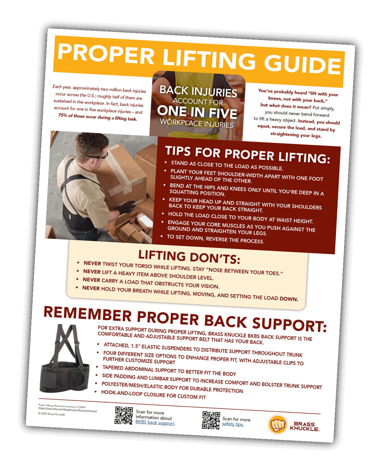 Gears Magazine - Proper Lifting Support from Brass Knuckle®